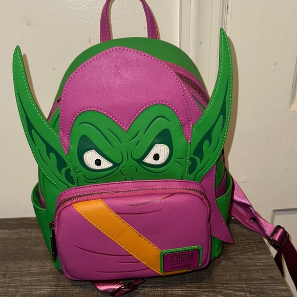 Marvel | Accessories | Marvel Green Goblin Kids Backpack Green Purple ...